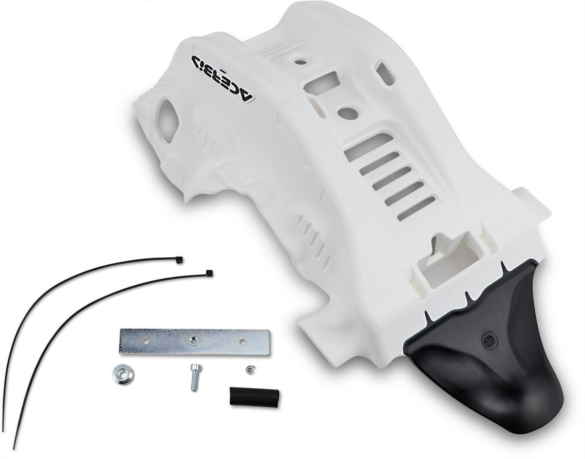 Acerbis Polypropylene Chassis Belly Skid Plate White Black Husqvarna ...