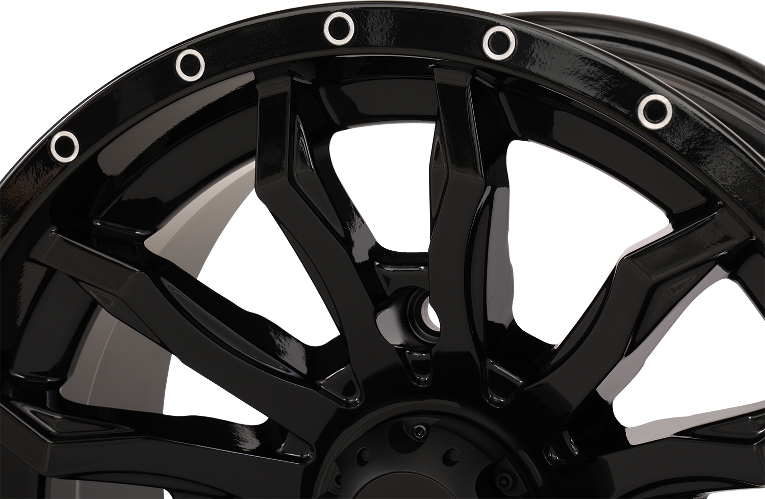 HL21 Front Rear Wheel Blk 14x7 4/137 4+3 10mm Can-Am Maverick X3 Max R ...