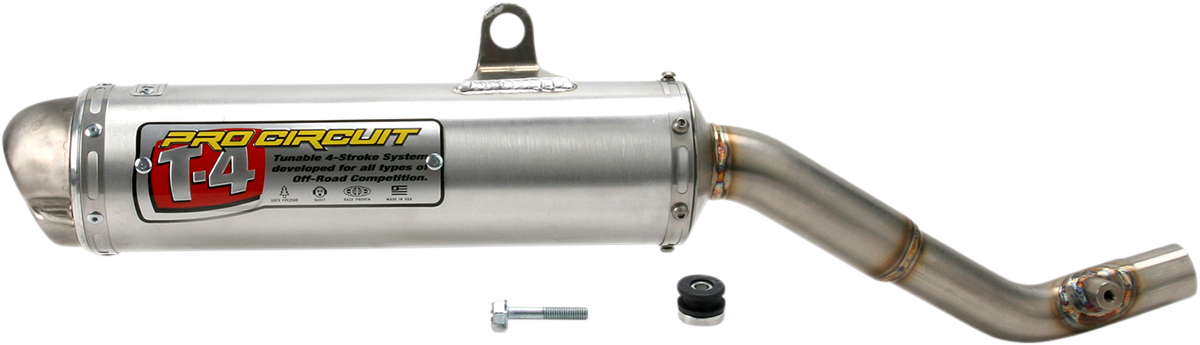 Pro Circuit Polished T4 Slip On Silencer for Honda XR400R 96-04 | eBay