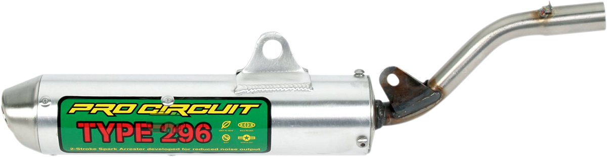 Pro Circuit Type 296 Exhaust Spark Arrestor Silencer Kawasaki KX80 98 ...